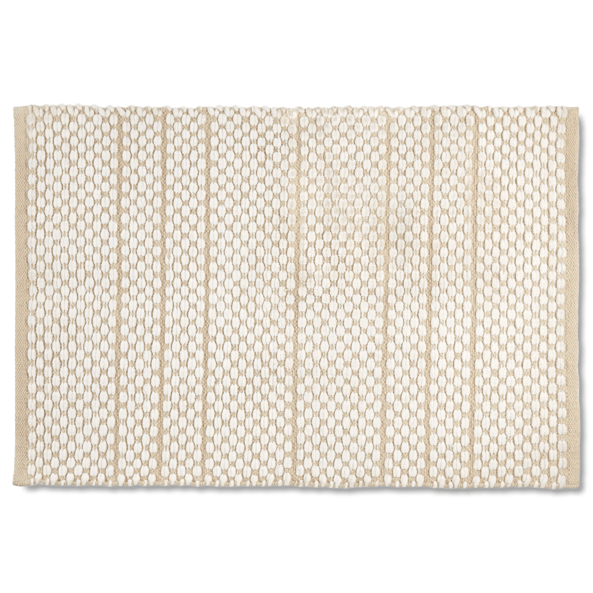 Click here for Bouclair White Textured Bath Mat 31.5 X 22 In (80... prices