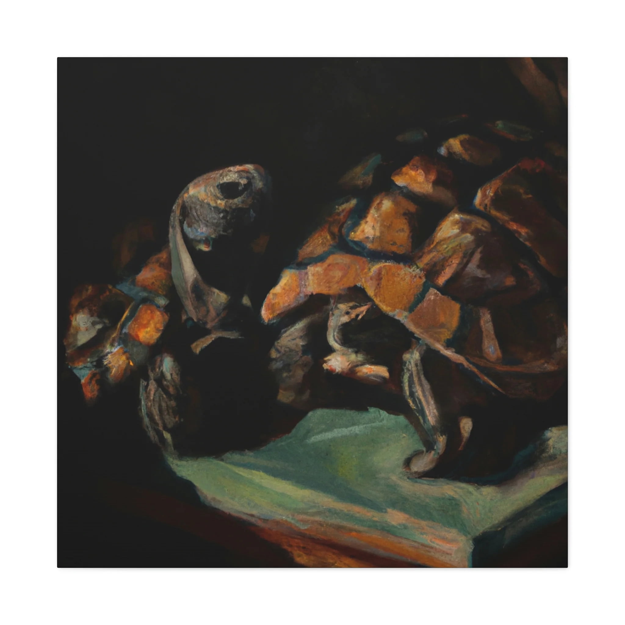Rushing Russian Tortoise - Canvas - Walmart.com