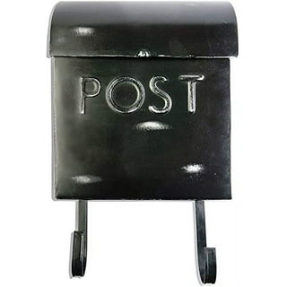 Mailbox & Post with Newspaper Holder, Stone Grey - Walmart.com