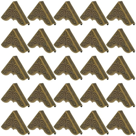 50pcs Metal Book Corners Vintage Book Corners Book Protector Metal Book ...