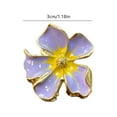 Eye Catching Alloy Hair Clip Flower Hairpin 3D Floral Shape Secure Hold ...