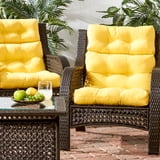 Sunbeam Patio Furniture: 44 x 22 in. Outdoor High Back Chair Cushion ...