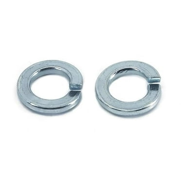 Split Lock Washer, For Screw Size 1/2 in Steel, Zinc Plated Finish, 50 ...