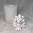Fox-shape Silicone Mold Mold for Making Soap Plaster Desk Ornament Cake ...