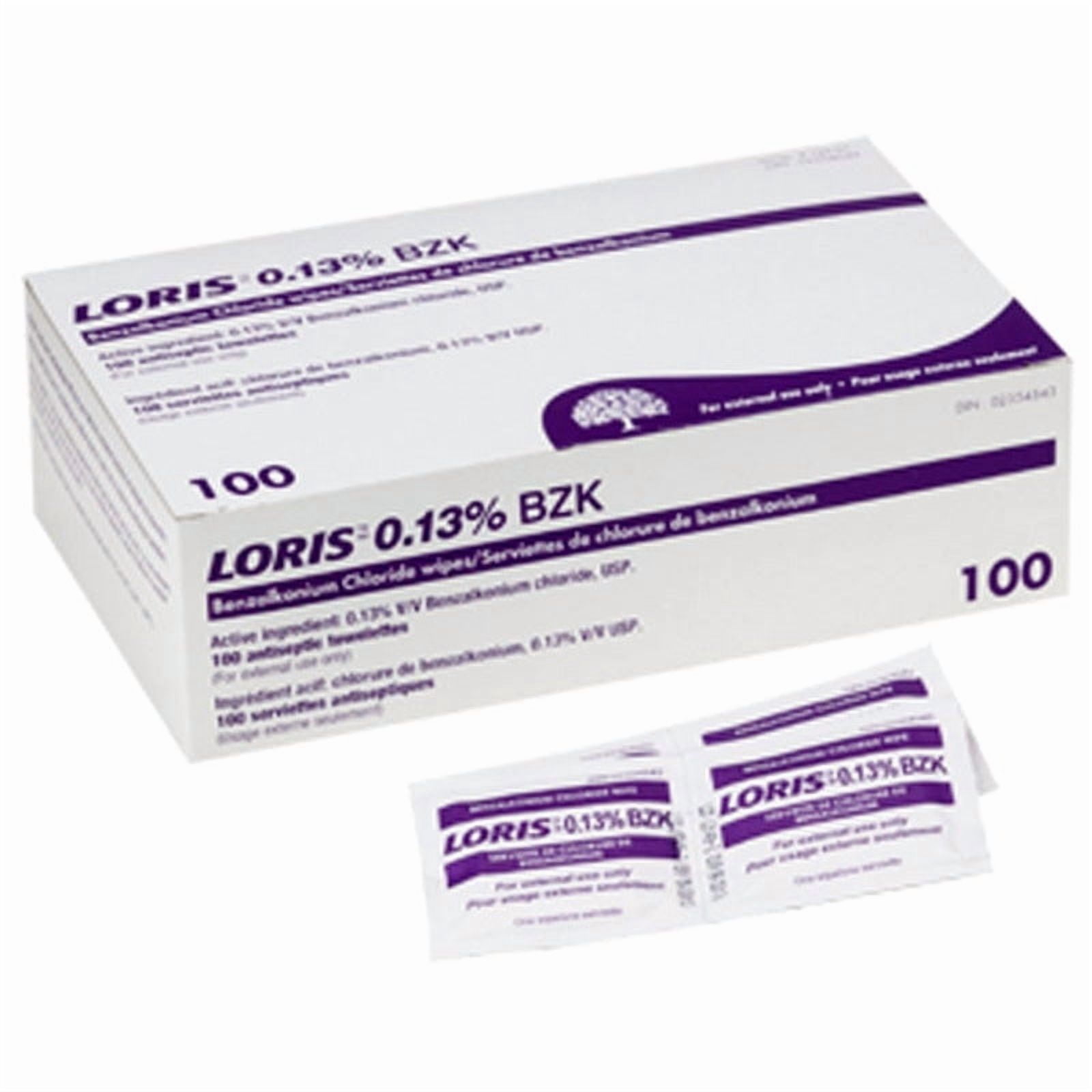 Click here for Loris 0.13 Bzk Antiseptic Towelettes prices