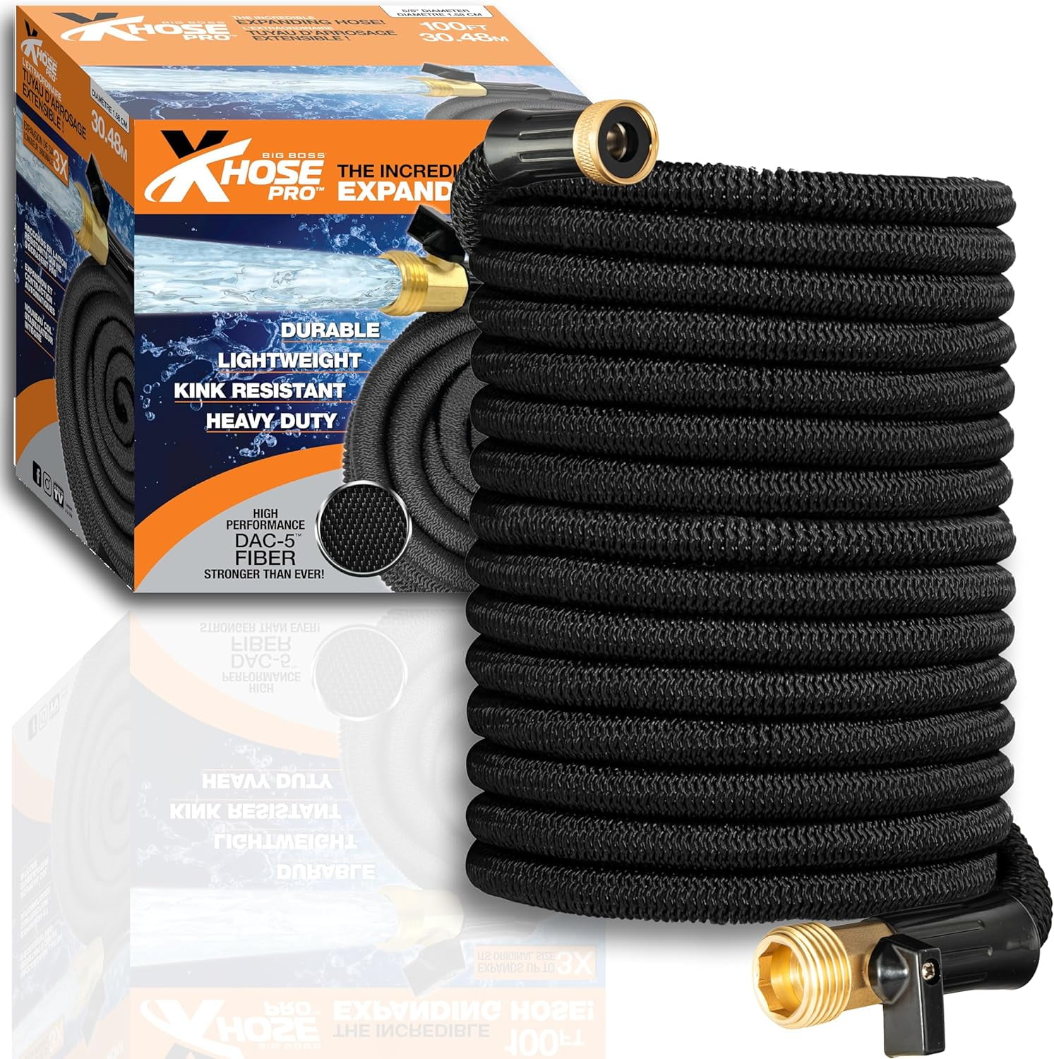 Xhose Pro Expandable Garden Hose Water Hose Flexible Garden Hose 25Ft ...