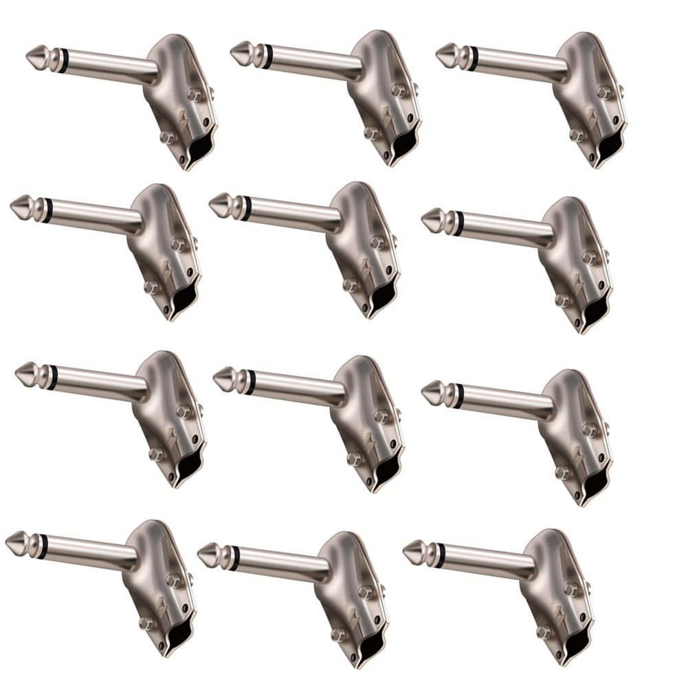 Click here for Luckyn 12 Pcs Right Angle 6.35 Mm 1/4 Inch Mono Ja... prices
