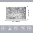 3x4 Washable Entryway Rug – Non-Slip Modern Abstract Small Area Rug for ...