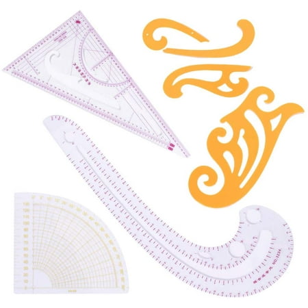 7 Pcs DIY Sewing Ruler Tailor Set,Pattern Sewing Rulers Sewing Tools ...