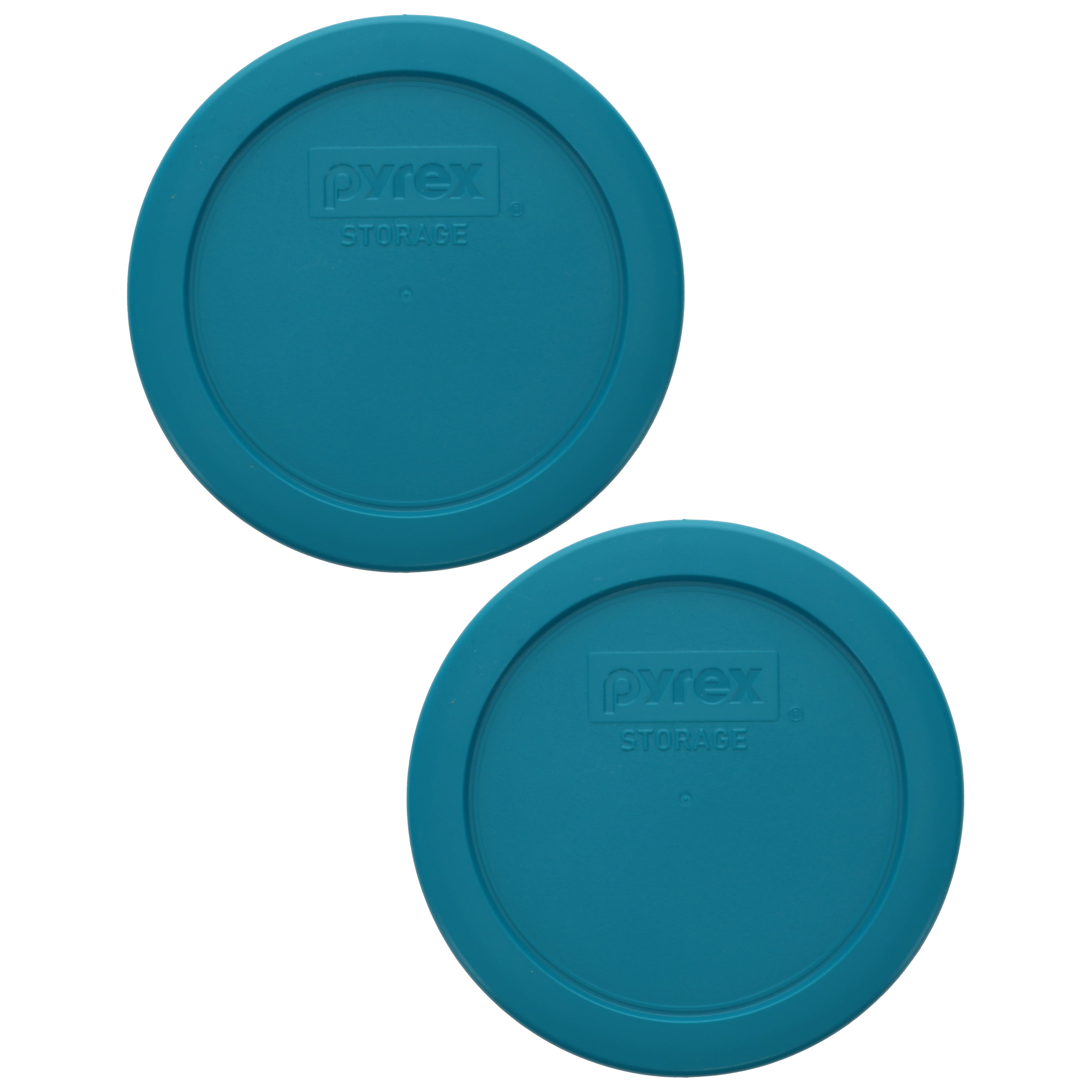 Pyrex 7200-PC 2-Cup Adriatic Blue Food Storage Replacement Lid (2-Pack ...