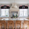 250 Years of Freedom Eagle 2 Panels Kitchen Valance, Independence Day ...