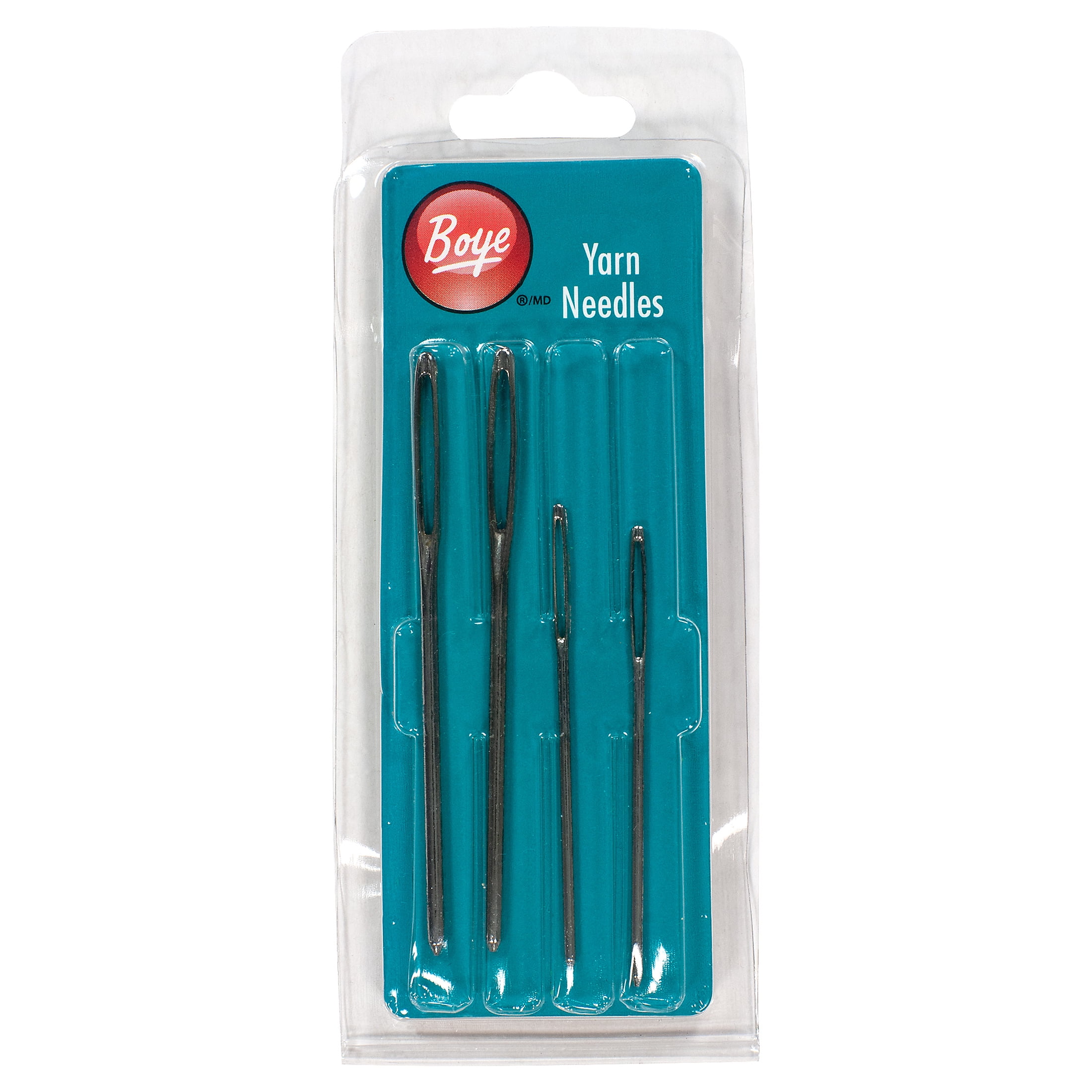 Boye 4 Piece Aluminum Yarn Needles - Walmart.com