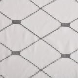 Impressions Kyrie Lattice Textured Sheer Curtain Set of 2 with Grommet ...