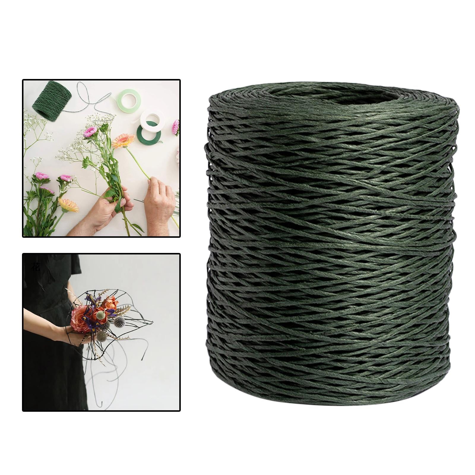 200M Rollo Floral Bind Vino, Flor Alambre Enredadera Floristería Cuerda ...