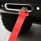 Houderco Red Metal Webbing Car Tow Ropes 1Set 38.91X3.14X0.59in ...