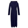 Mens Hooded Pajamas Long Mens Hooded Robe Winter Bathrobe For Men Mens Bath Robes Cardigan