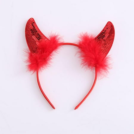 Red Devil Horns-halloween Fancy Dress Party Accessories, Demon Monster ...