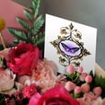 3drose, Pretty Purple Butterfly in an Ornamental Image of Gold Frame, 6 ...
