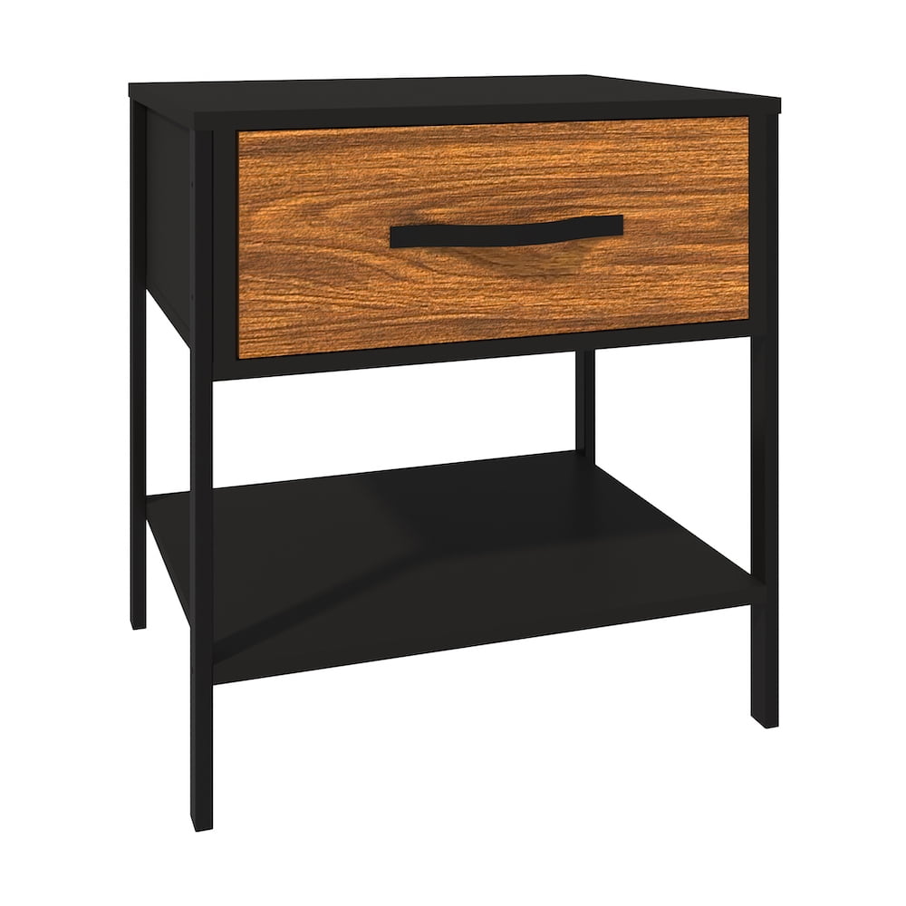 Buró − Oslo. Buró Minimalista de Metal y Madera de Ingeniería. Tiene un ...