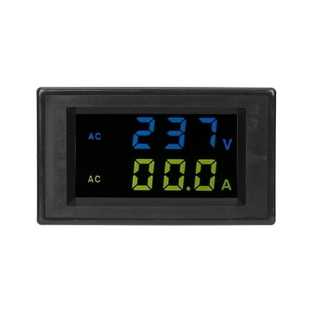 Digital Display Voltmeter, White Durable Digital Ammeter, Digitale ...