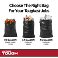 Hyper Tough 39-Gallon Drawstring Outdoor & Lawn Trash Bags, 1.1 MIL, 30 ...
