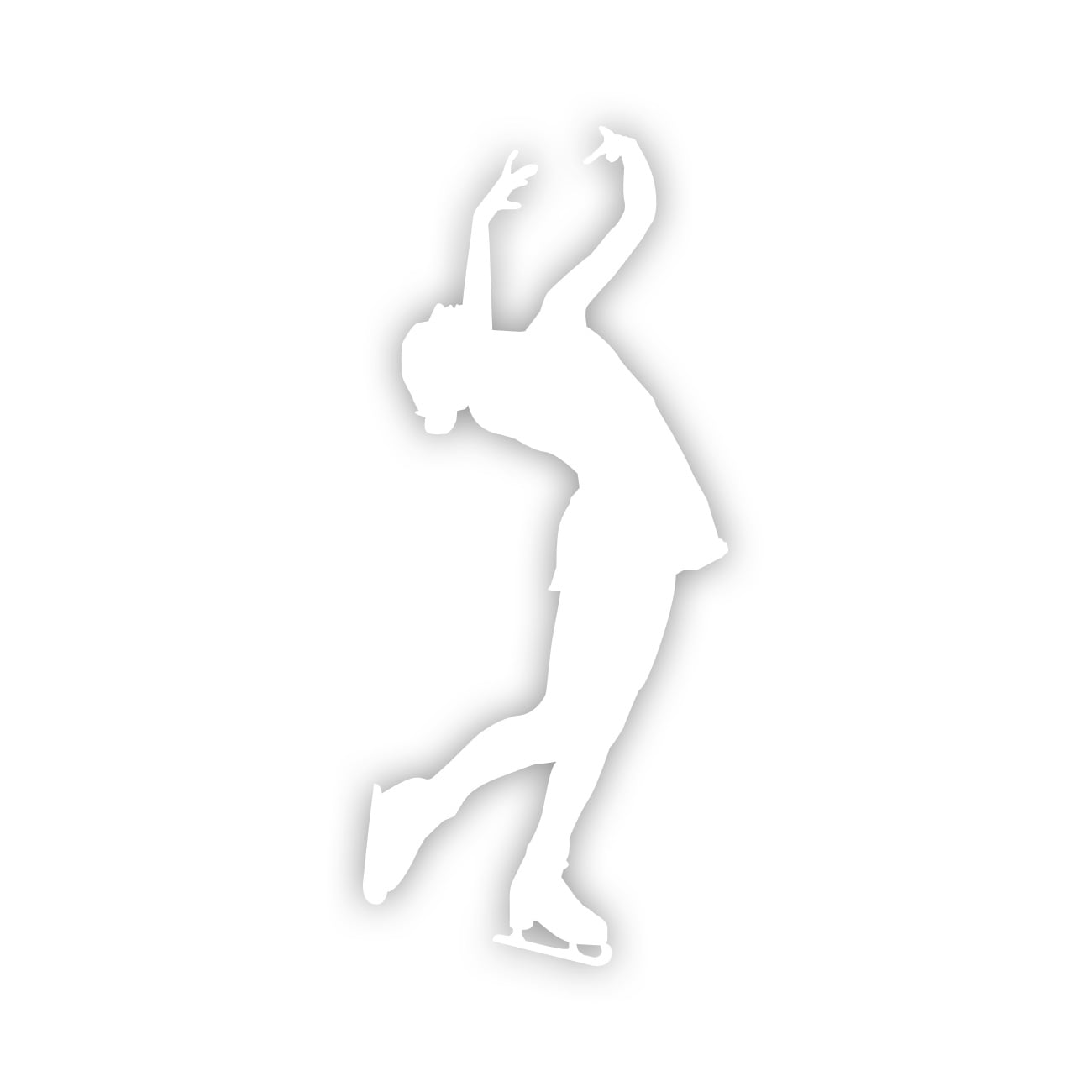 Figure Skating Sticker Decal Die Cut - Self Adhesive Vinyl ...