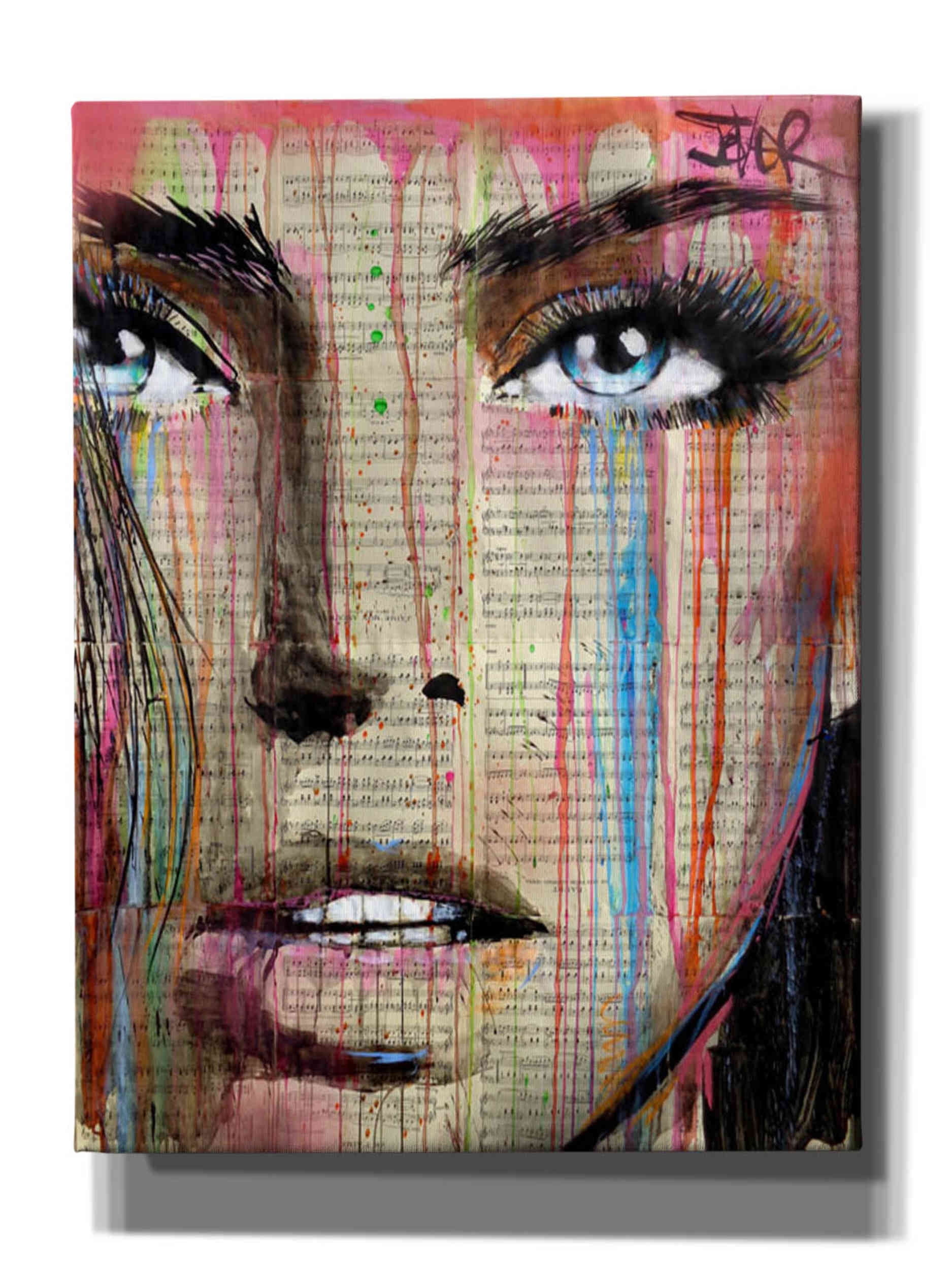 Epic Graffiti 'Jaime Mon Amour' by Loui Jover, Canvas Wall Art, 12"x16 ...
