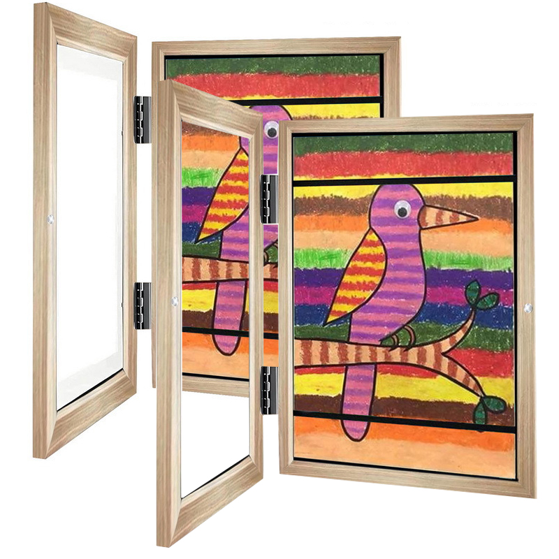 Kids Art Frame 2-Pack A4 Kids Artwork Frames, Front Opening Picture ...
