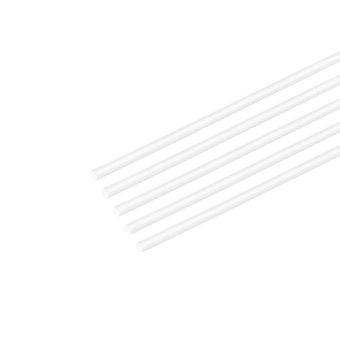 Uxcell ABS Plastic Square Bars Rod 0.02x0.02×20inch for Architectural ...