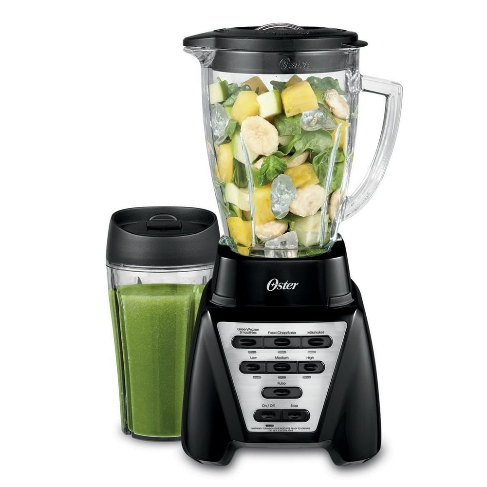 Oster Pro 1200 Plus Smoothie Cup Black Glass Jar Blstmb Bbg 000