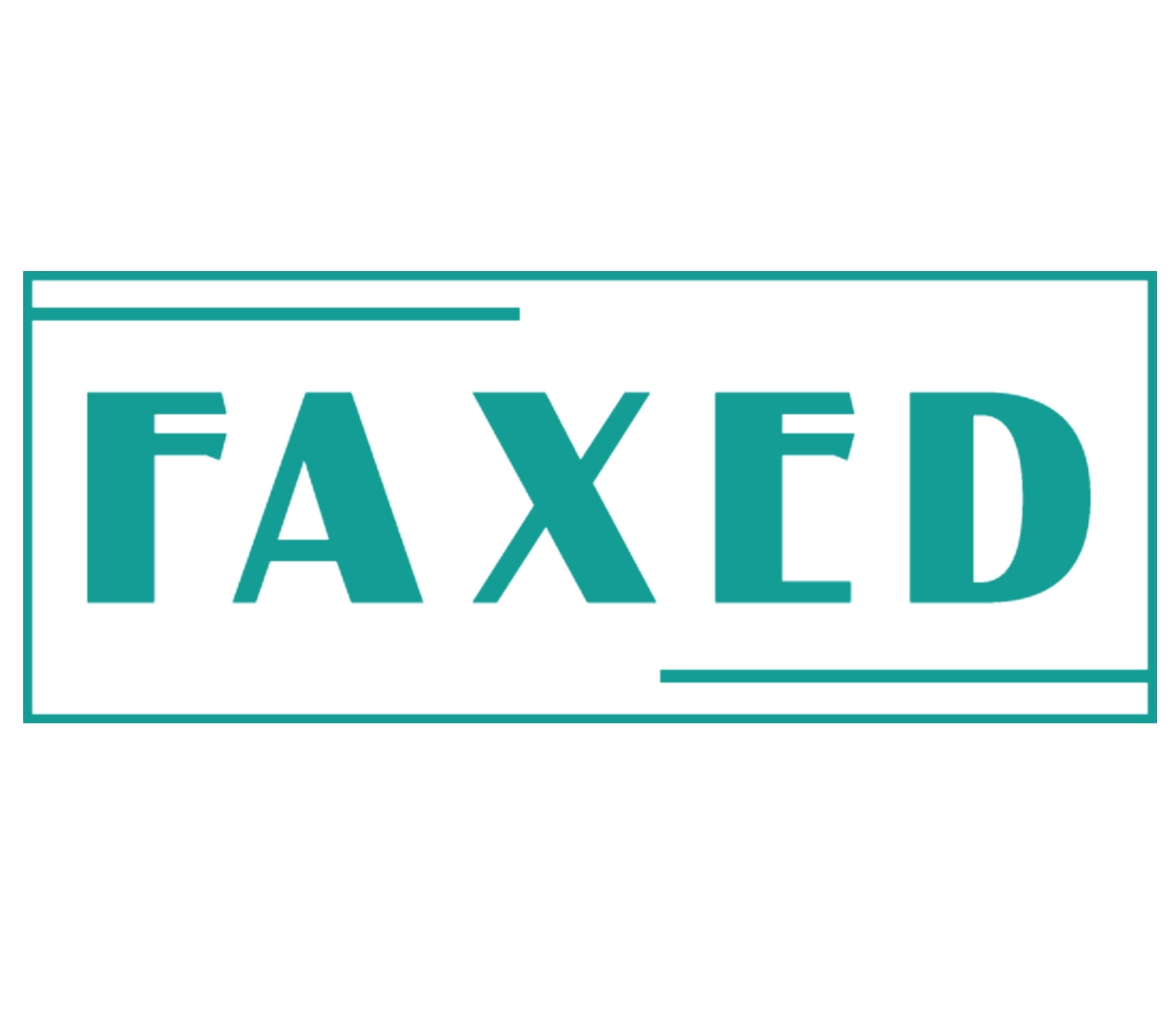 Printtoo Faxed Self Inking Rubber Stamp Pre-Inked Office Stamp- Home ...