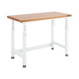 Seville Classics UltraHD® Height Adjustable 4-Foot Heavy-Duty Wood Top ...
