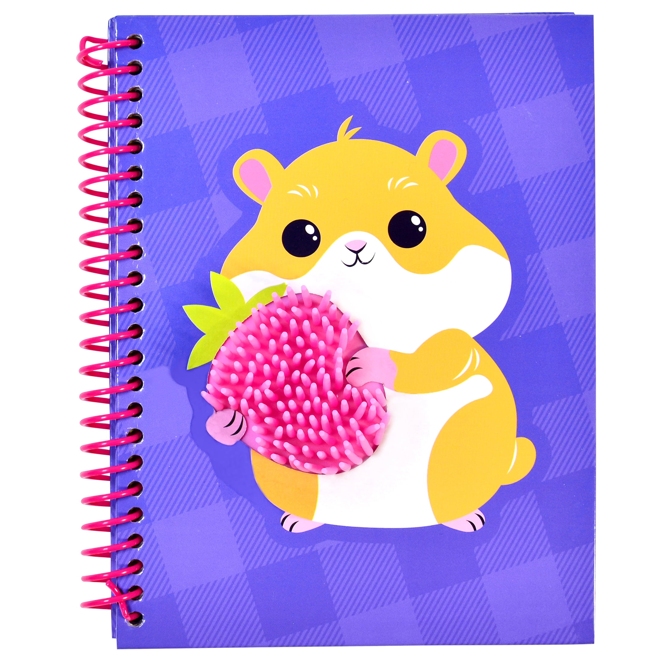 Pen+Gear Hamster Tactile Silicone Fidget Journal - 120 Lined Paper ...