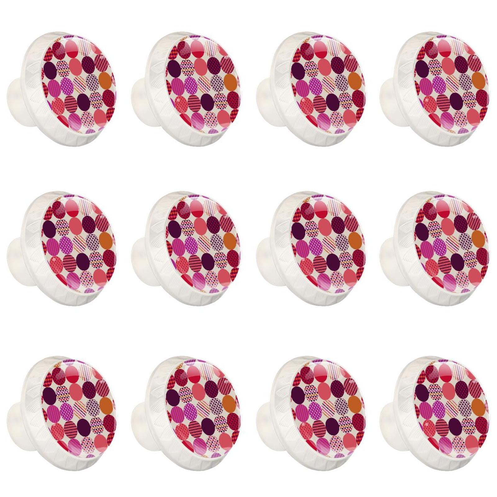 12 Pcs Geometric Circle Knobs for Kitchen Cabinet Cupboard Dresser ...