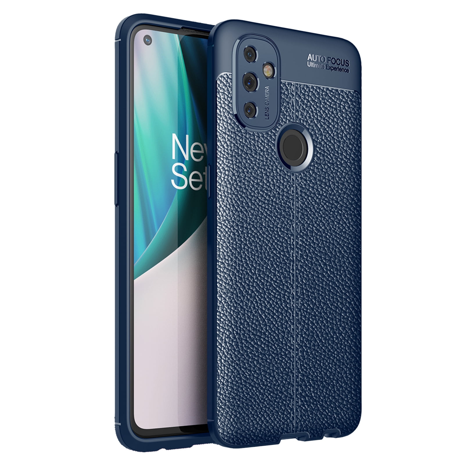 OnePlus Nord N100 Case, Soft TPU Soft Litchi Texture Shockproof ...