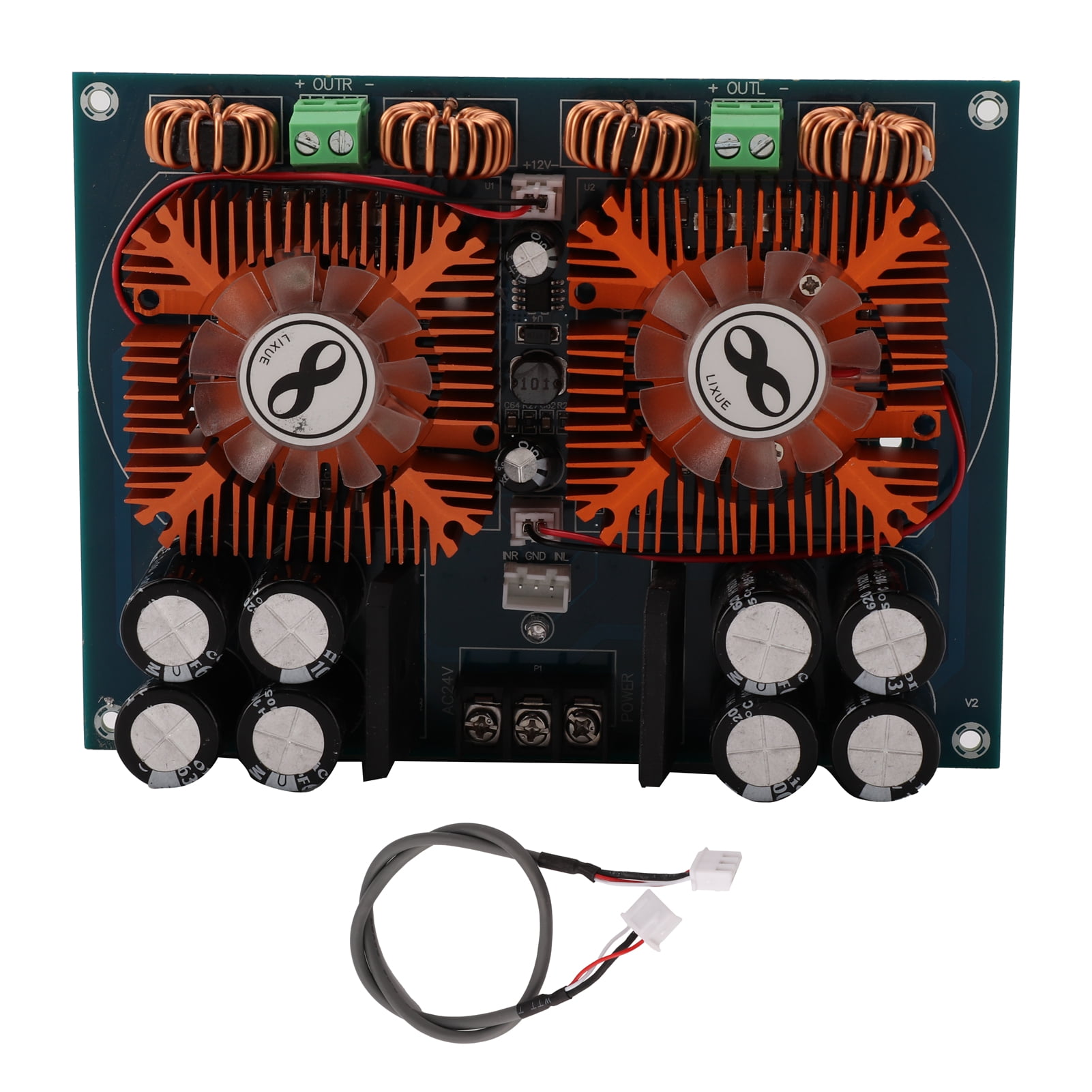 Power Amplifier Board HighPower 2 Channels Digital Module Builtin ...