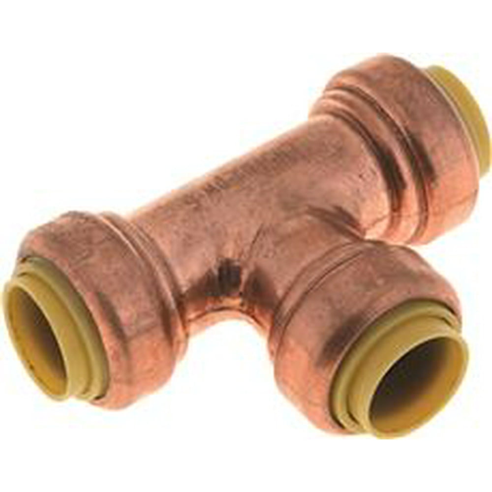 Premier Push Fit Tee, 1/2", Lead Free - Walmart.com - Walmart.com