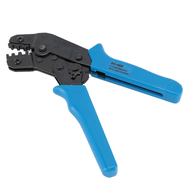 Ratcheting Terminal Crimper, Ergonomic Handle Labor Saving Wire ...