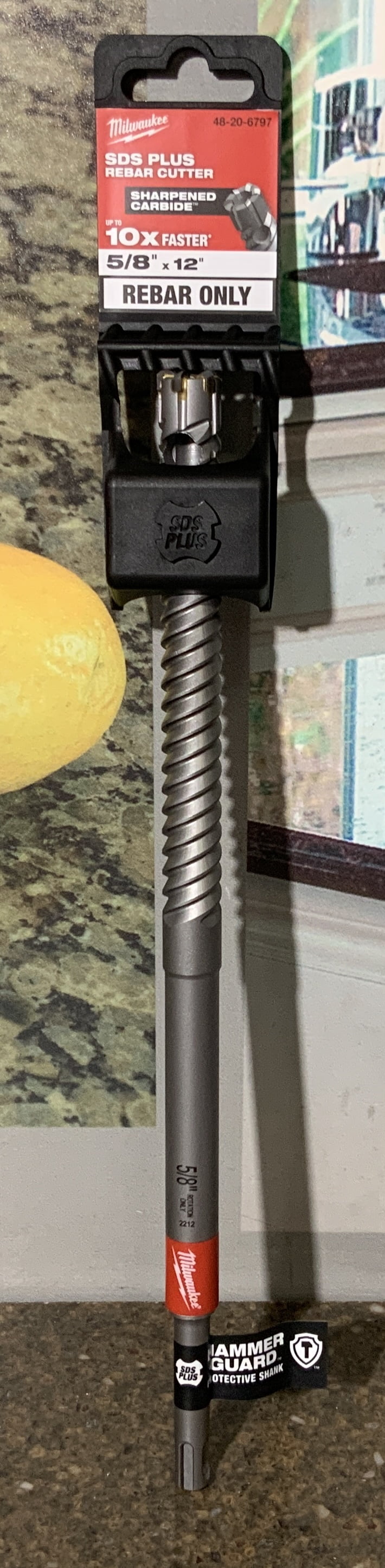 Milwaukee SDS Plus Rebar Cutter Sharpen Carbide 5/8" x 12" Drill Bits ...