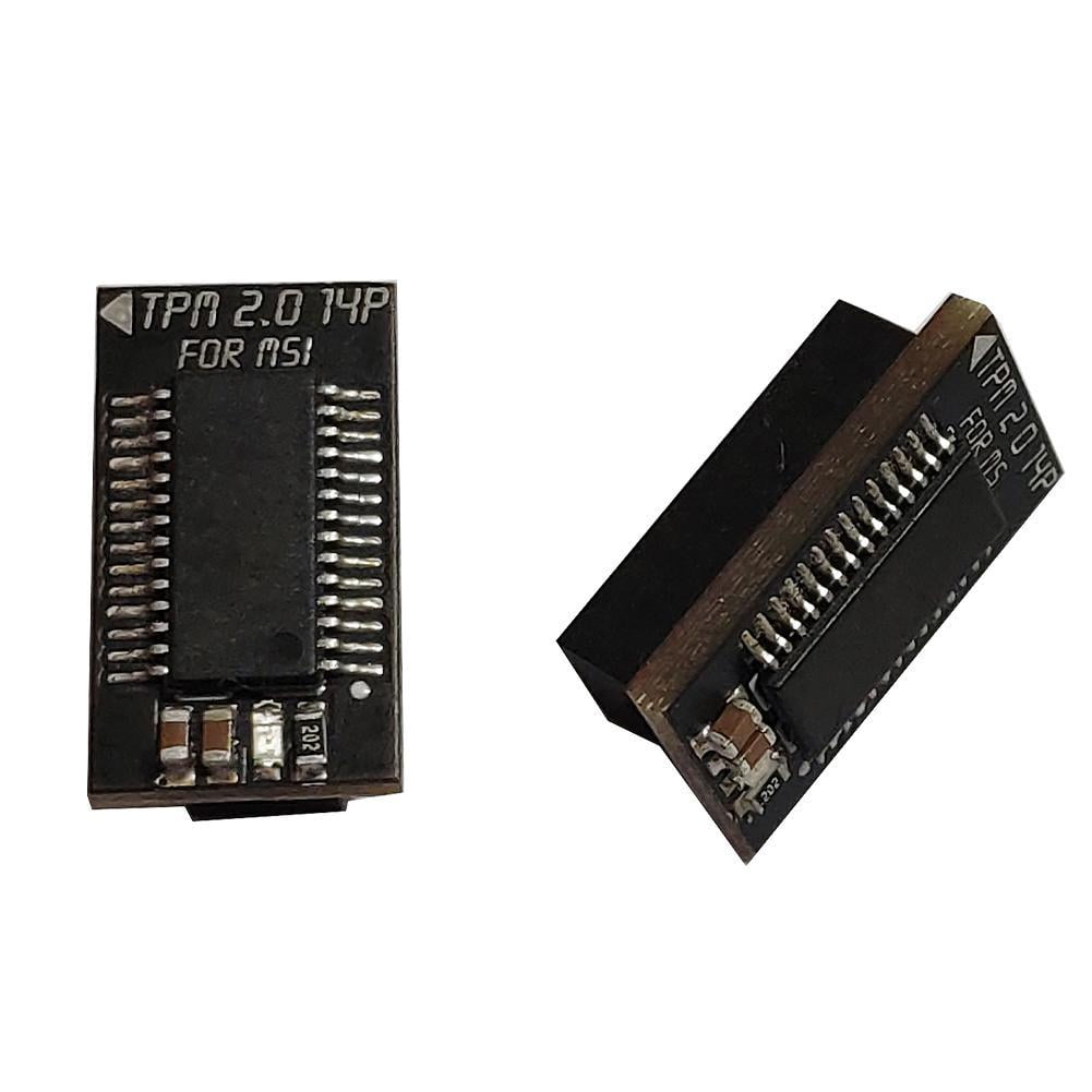 Buy Cingc Tpm 2.0 Module Tpm Chip TPM2.0 Security Module Tpm Module for MSI Lpc 14pin H9N4 ...