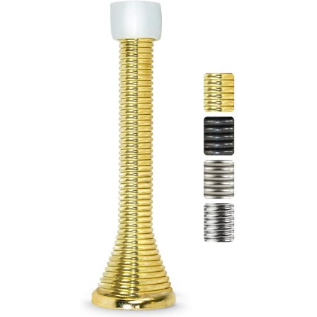 (3 ⅛) Spring Door Stopper 5 Pack | Flexible Heavy Duty Door Stop for ...