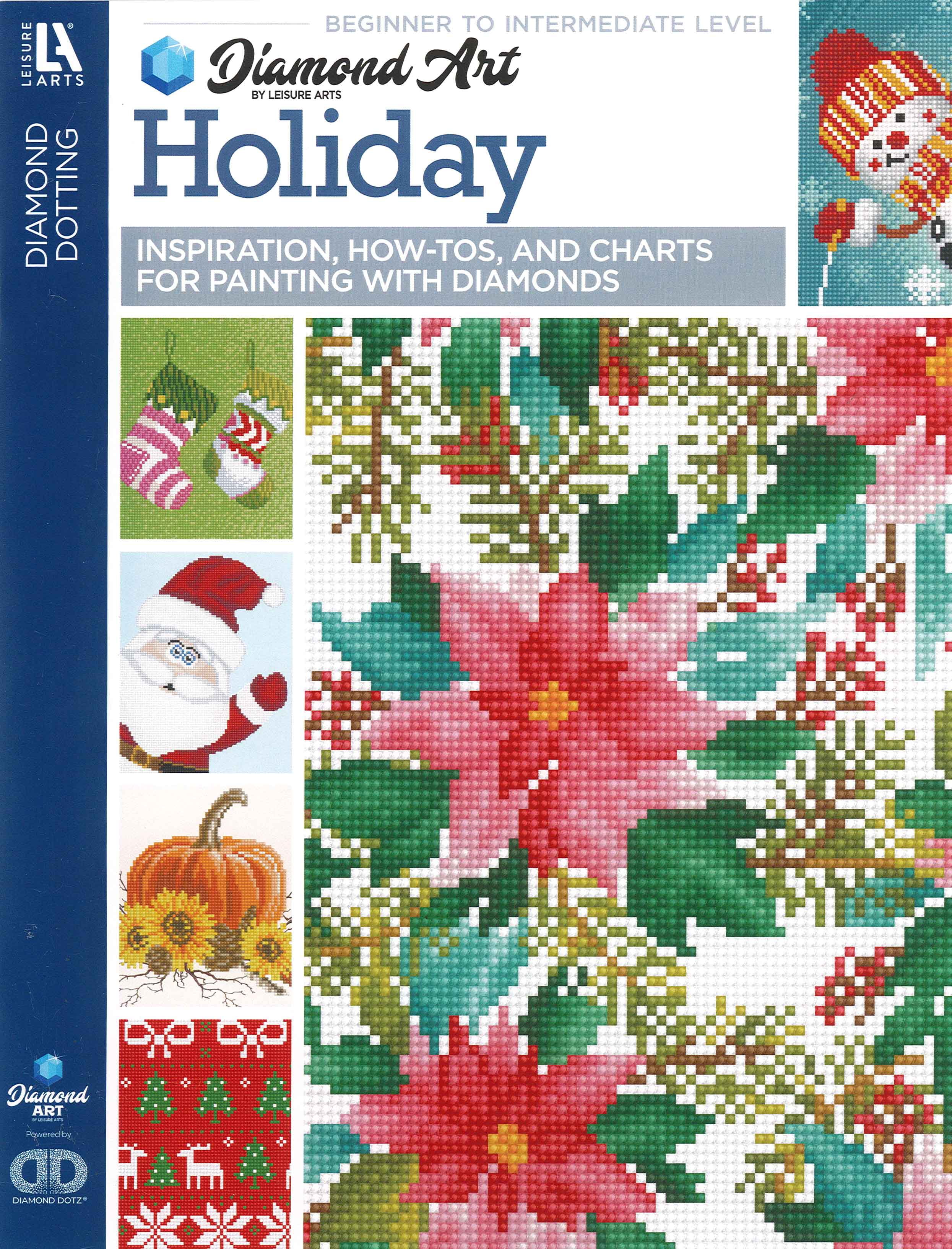 DIAMOND ART BY LEISURE ARTS Holiday Painting Chart and Idea Diamond ...
