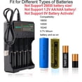 18650 Battery Charger, Smart Universal Rechargeable Batteries Charger ...