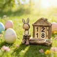 B Spring Time Desktop Calendar Wood Construction Reusable Easter Theme ...