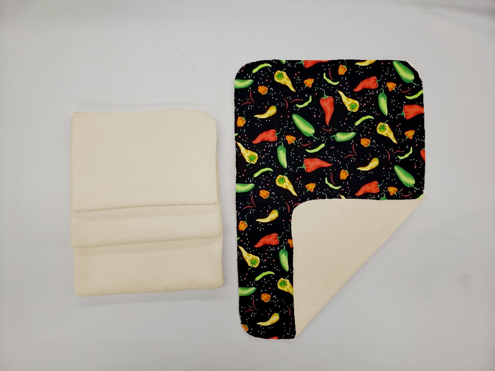 Hot Peppers Hand Towels (Set of 4) (Towel Color: Off White) - Walmart.com