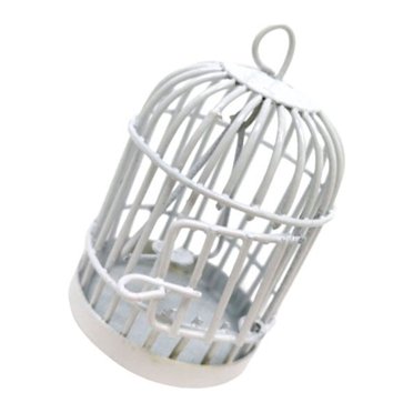 AOOOWER Mini Metal Bird Cage Model Micro Landscape DIY Birdcage ...