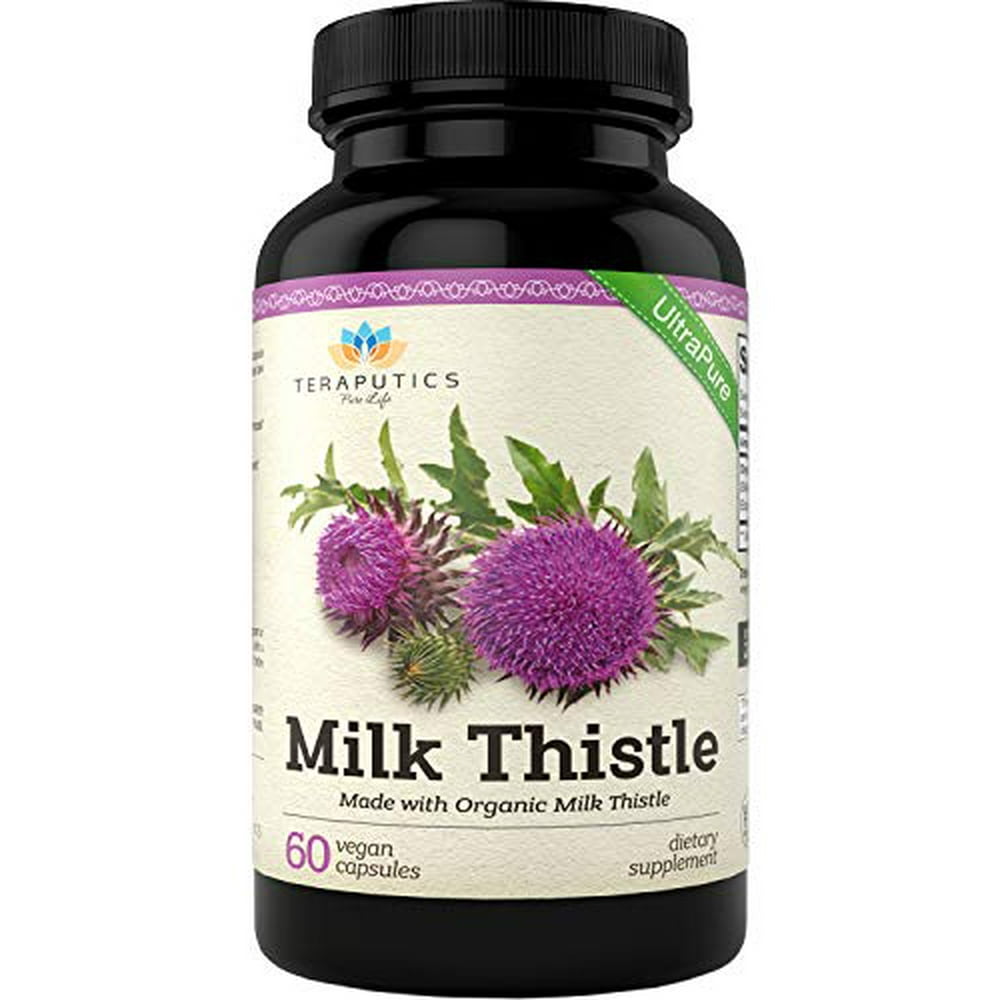 Organic Milk Thistle Non Gmo 2000mg 4x Concentrated Vegan Daily
