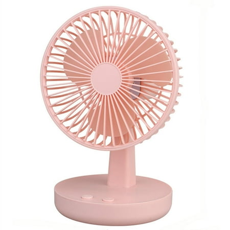 Small Desktop Fan With 2 Speed Adjustable Angle Usb Powered For Home ...