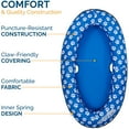 SwimWays Large (65 lbs and Up) Spring Float Paddle Paws, Fabric Covered ...
