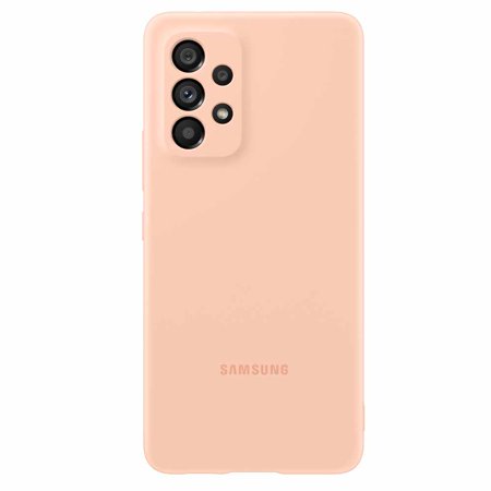 Samsung Silicone Cover Case Peach for Samsung Galaxy A53 5G Cases ...